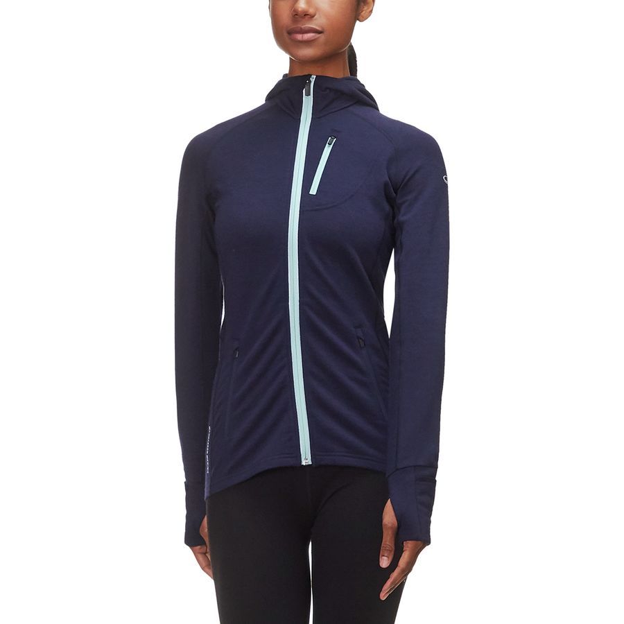Icebreaker Quantum Full-Zip Hooded Jacket - Women's | Backcountry.com