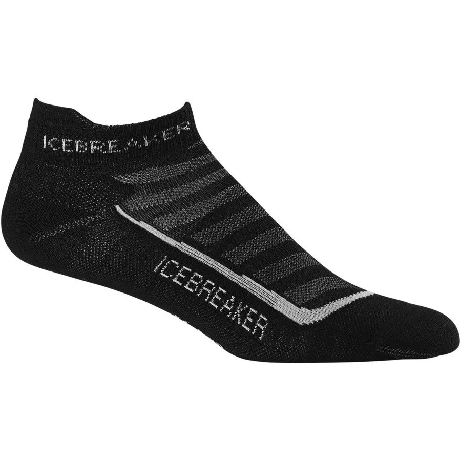 Icebreaker Run Plus Ultra Light Anatomical Micro Sock - Clothing