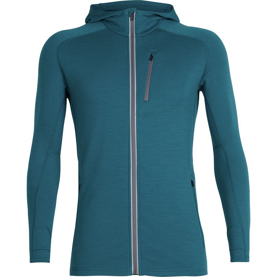 Icebreaker Quantum Hooded Full-Zip Shirt - Men's | Backcountry.com