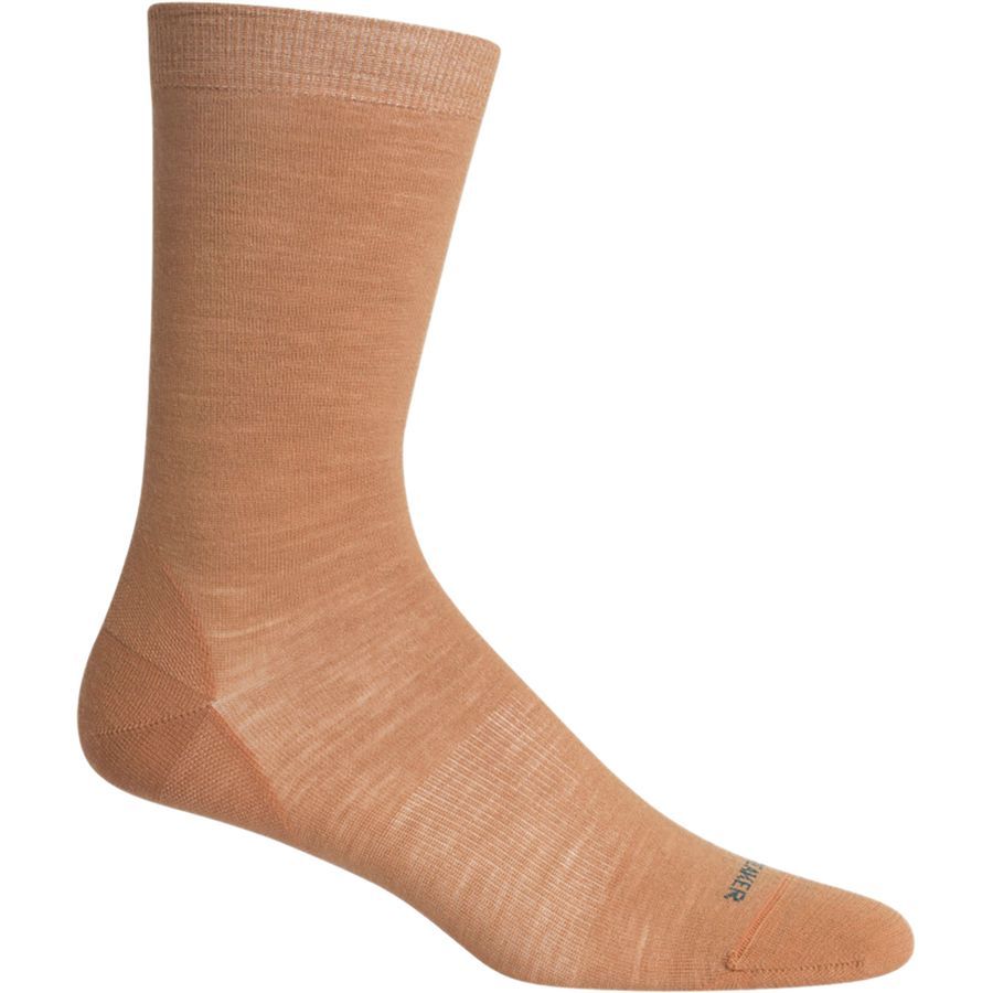 Icebreaker Lifestyle Fine Gauge Solid Crew Sock | Backcountry.com