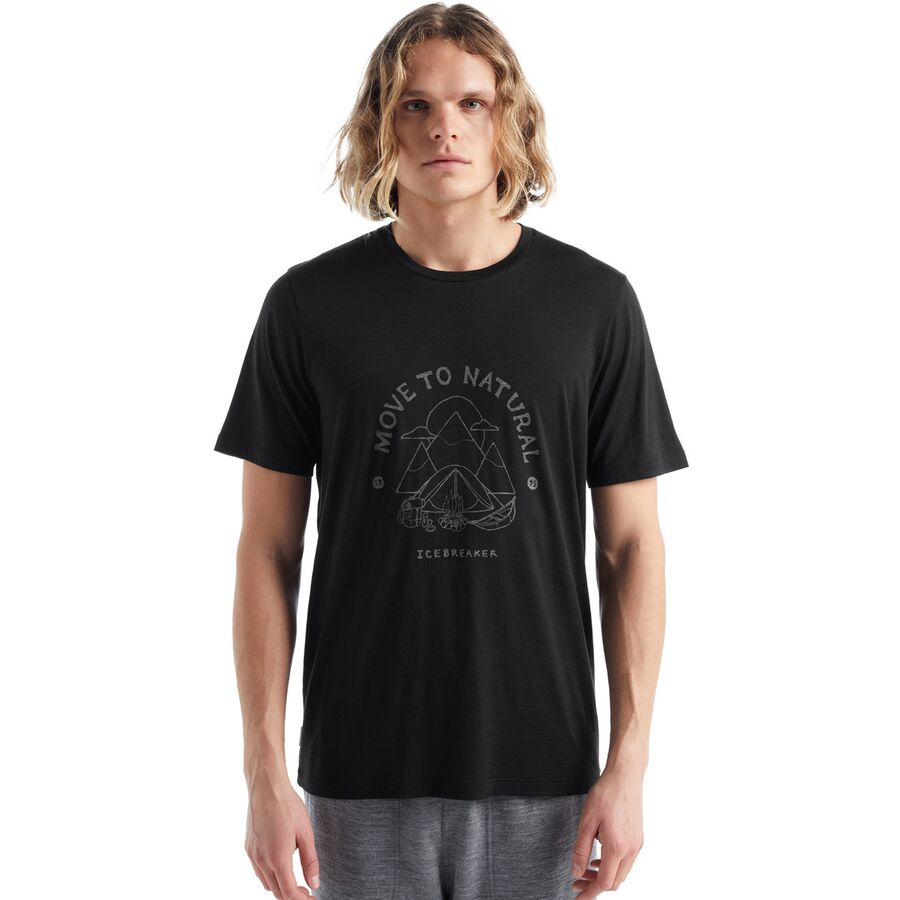 Icebreaker Tech Lite II Canopy Camper Short-Sleeve T-Shirt - Men's ...