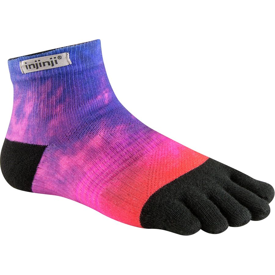 Injinji Run Lightweight Coolmax Mini-Crew Toe Sock - Women's - Accessories