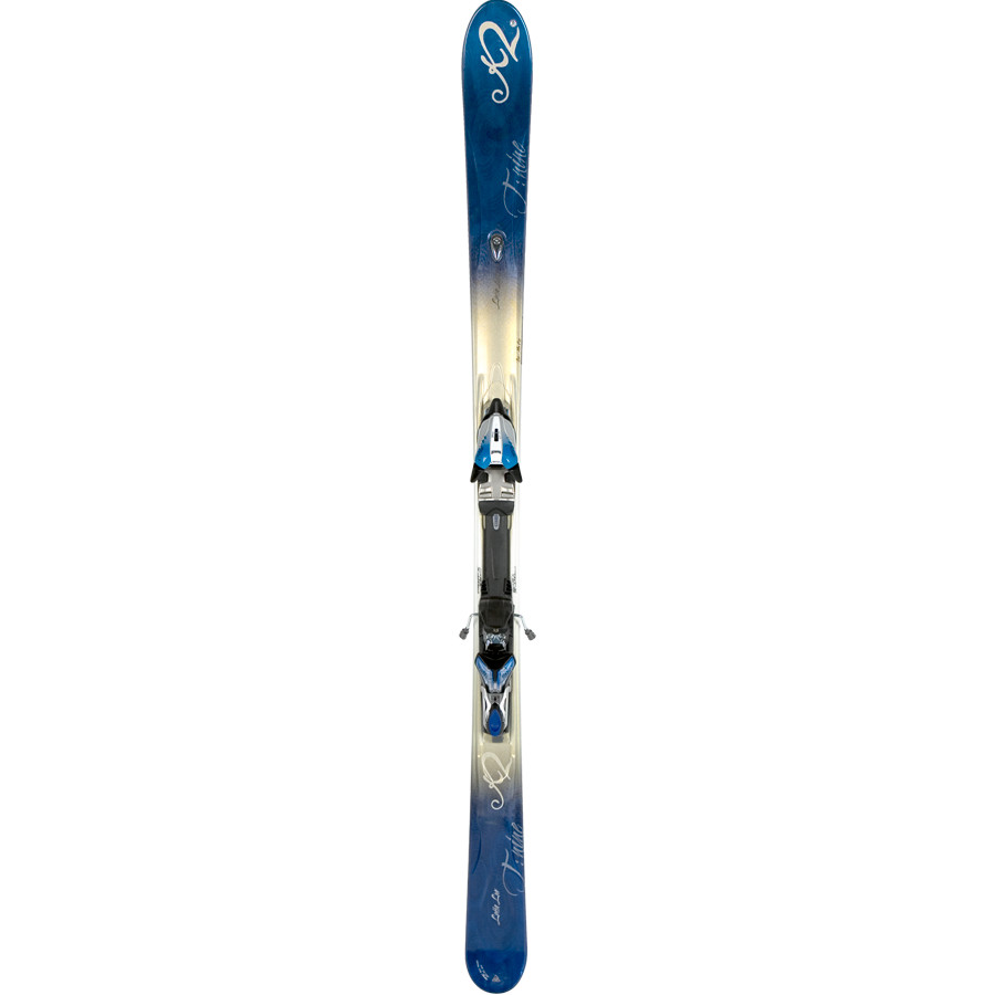 K2 T Nine Lotta Luv Alpine Ski w/ Marker M1 11 TC Binding - Ski
