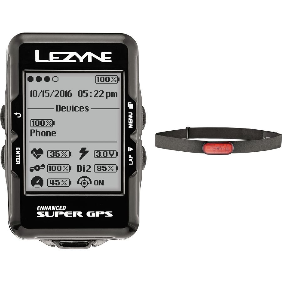 Lezyne Super GPS HR Loaded Bike Computer - Bike