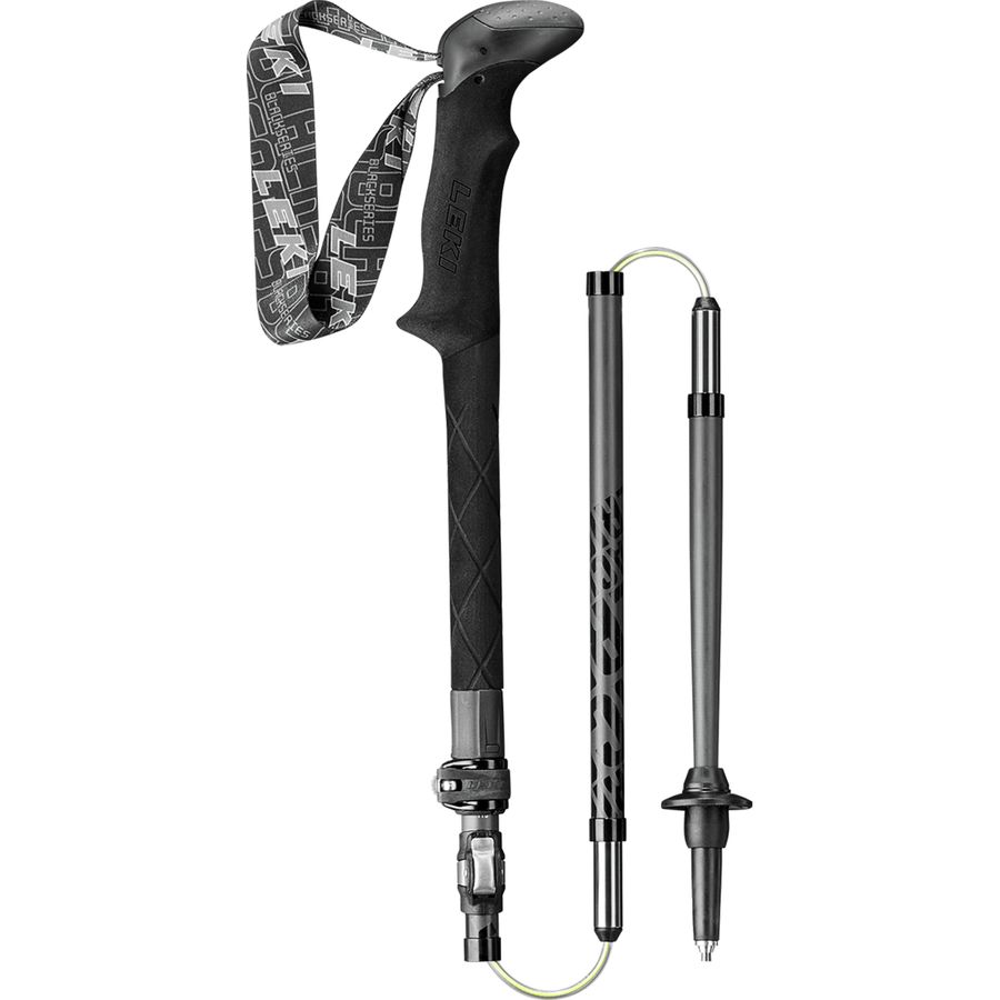 LEKI Micro Vario Carbon Black Series Trekking Poles | Backcountry.com