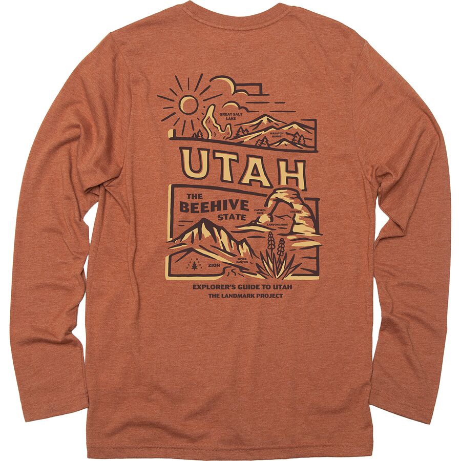 Landmark Project Explore Utah Long-Sleeve Pocket T-Shirt - Clothing