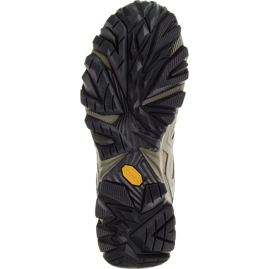 Merrell Moab FST Leather Mid Waterproof Hiking Boot - Men's ...