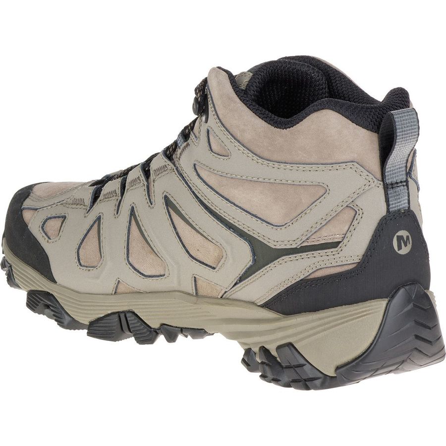 Merrell Moab FST Leather Mid Waterproof Hiking Boot - Men's ...
