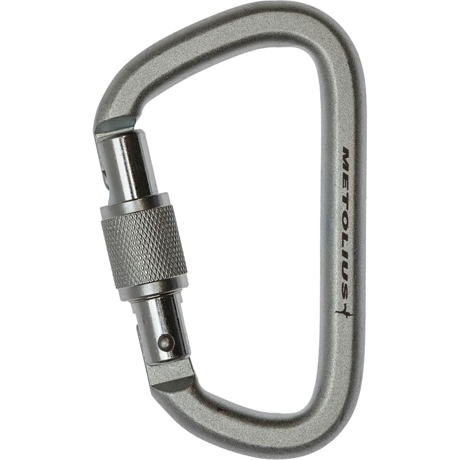Metolius Steel Screwlock Carabiner - Climb