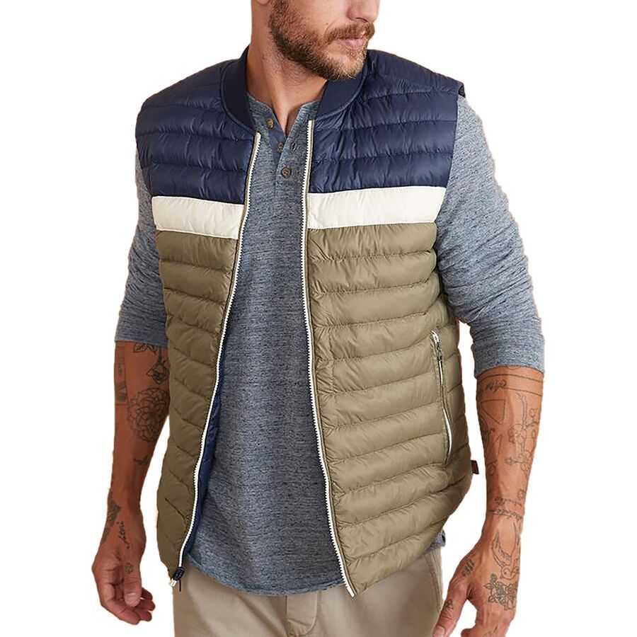 Marine Layer Vail Reversible Puffer Vest - Men's - Clothing