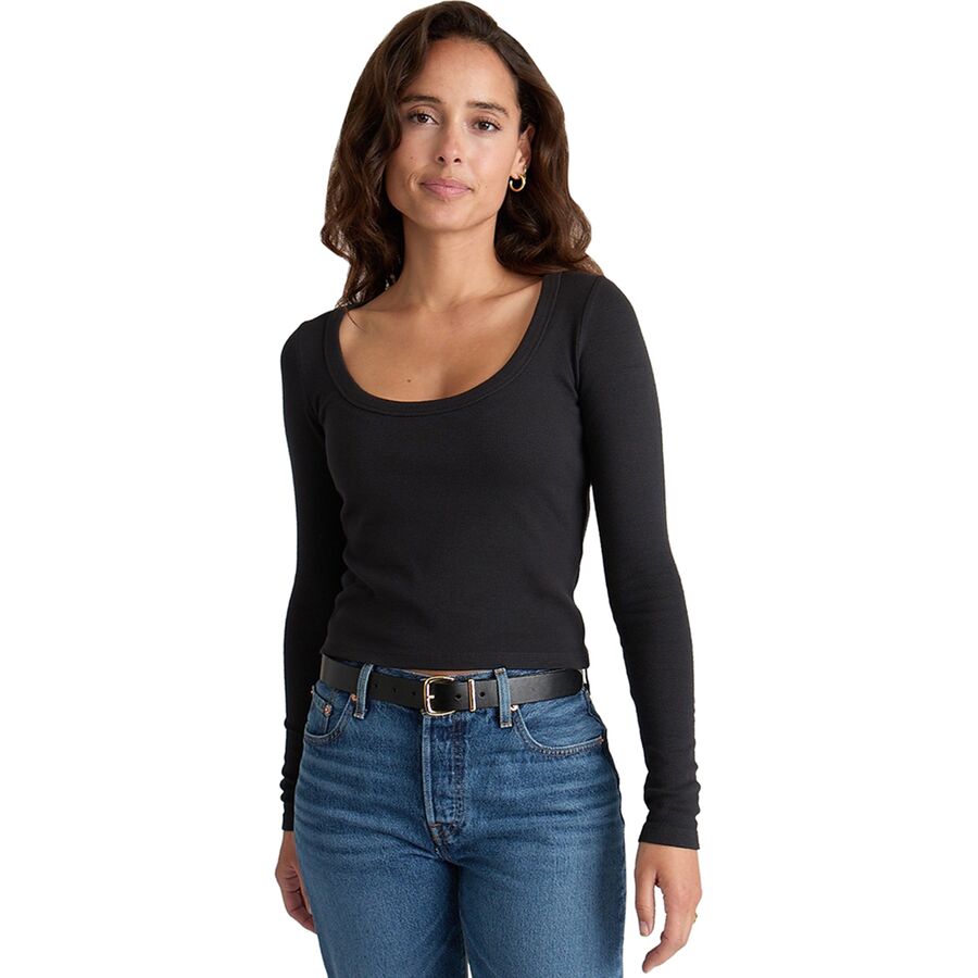 Marine Layer GD Lexi Scoop Neck Top - Women's - Clothing