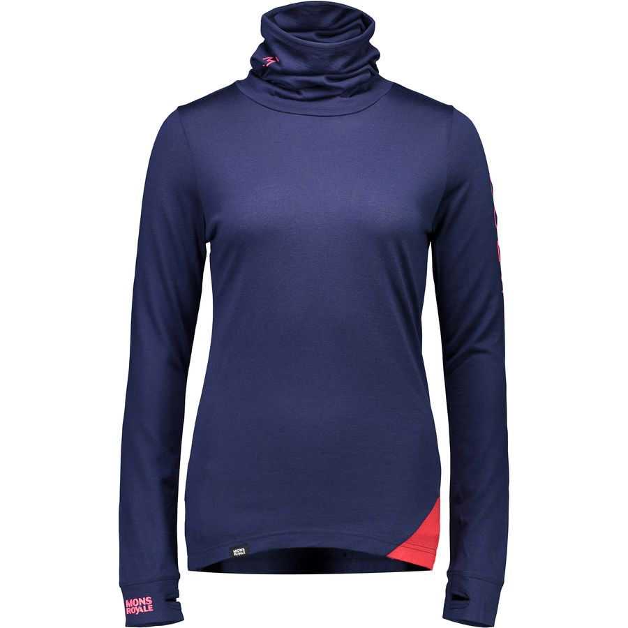 Mons Royale Cornice Rollover Top - Women's | Backcountry.com