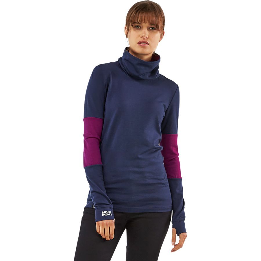 Mons Royale Cornice Rollover Top - Women's | Backcountry.com