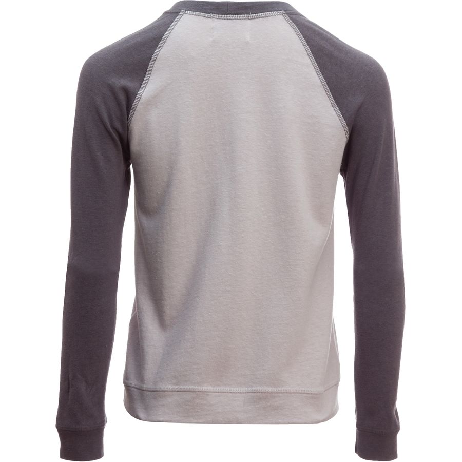 Monrow Two Tone Raglan Sweatshirt - Women's | Backcountry.com