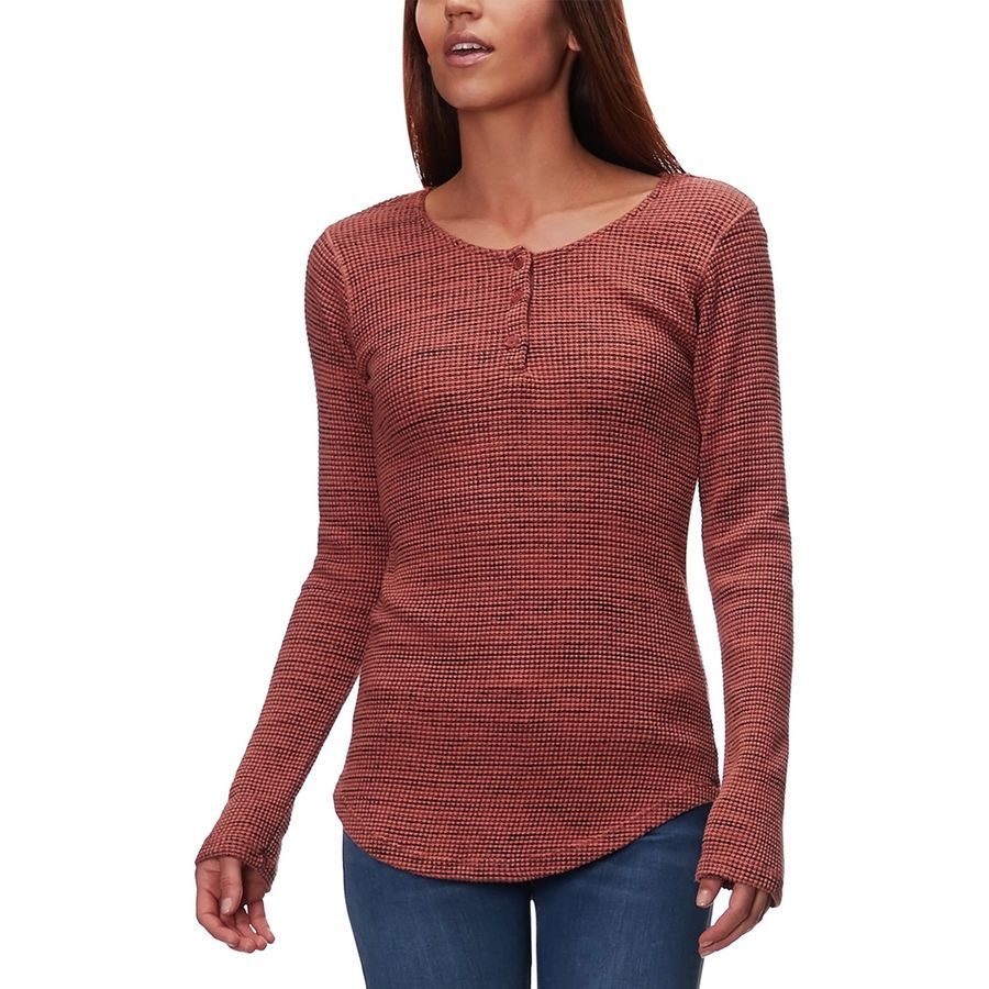 Monrow Long-Sleeve Henley - Women's - Clothing