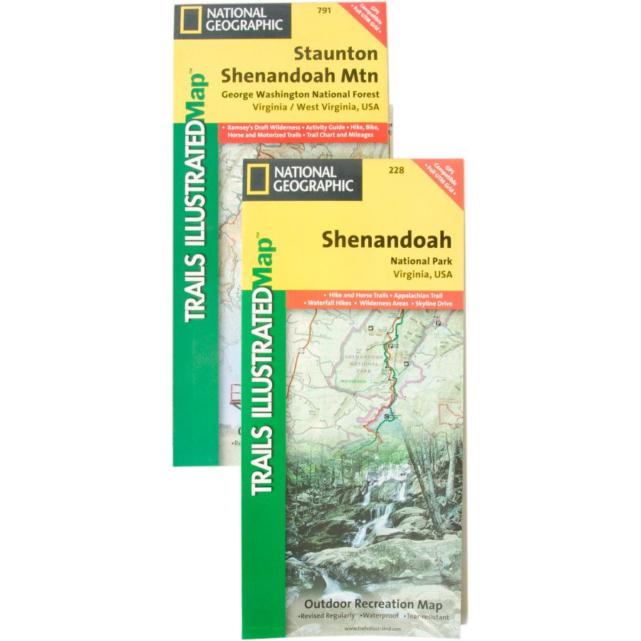 National Geographic Maps: Trails Illustrated Virginia Maps - Hike & Camp