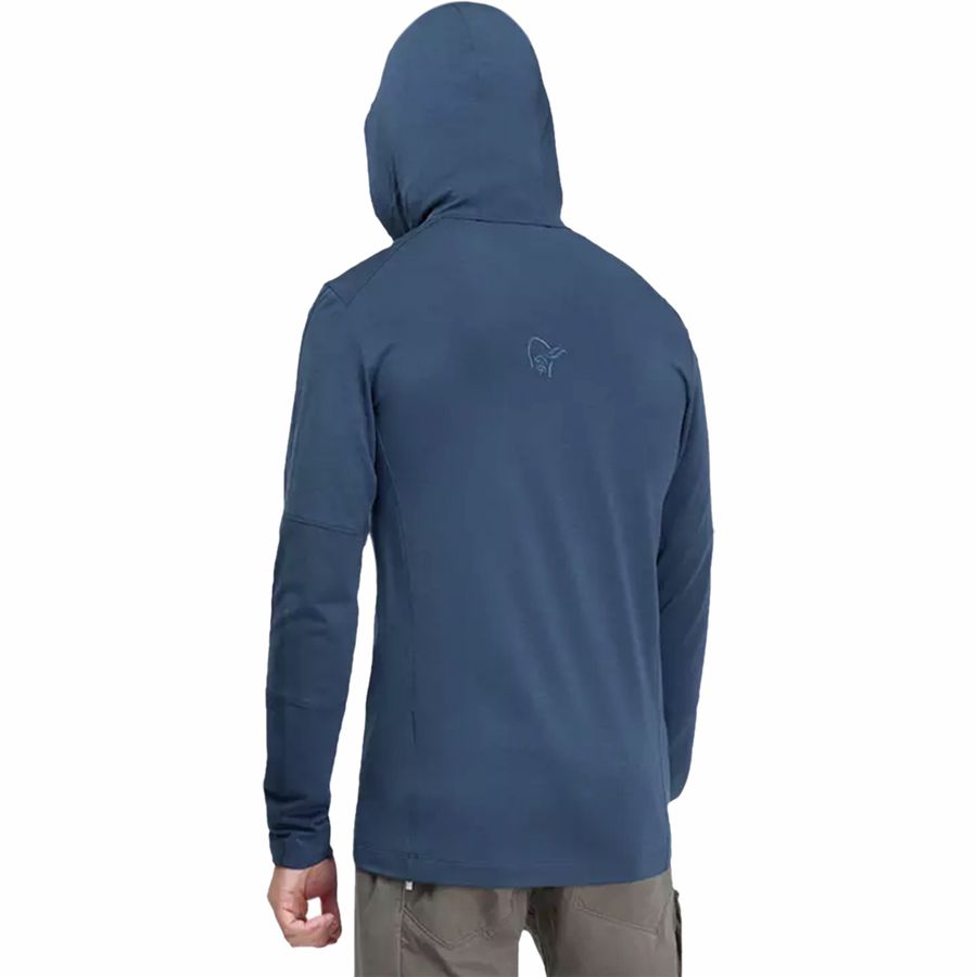 Norrona Svalbard Wool Hooded Jacket - Men's | Backcountry.com