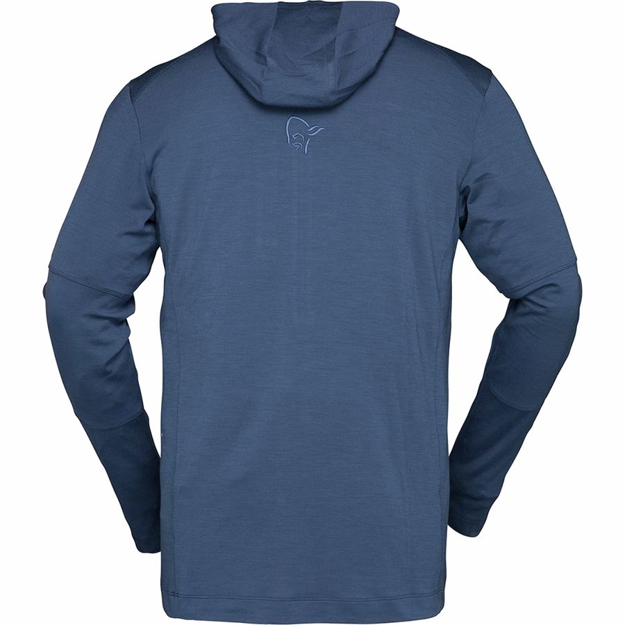 Norrona Svalbard Wool Hooded Jacket - Men's | Backcountry.com