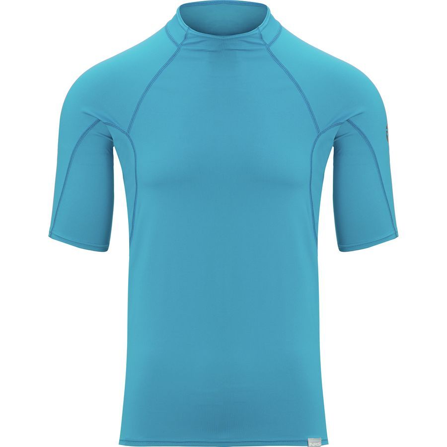 NRS H2Core Short-Sleeve Rash Guard Top - Men's - Paddle