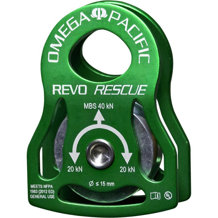 Omega Pacific Revo Rescue Pulley - Climb