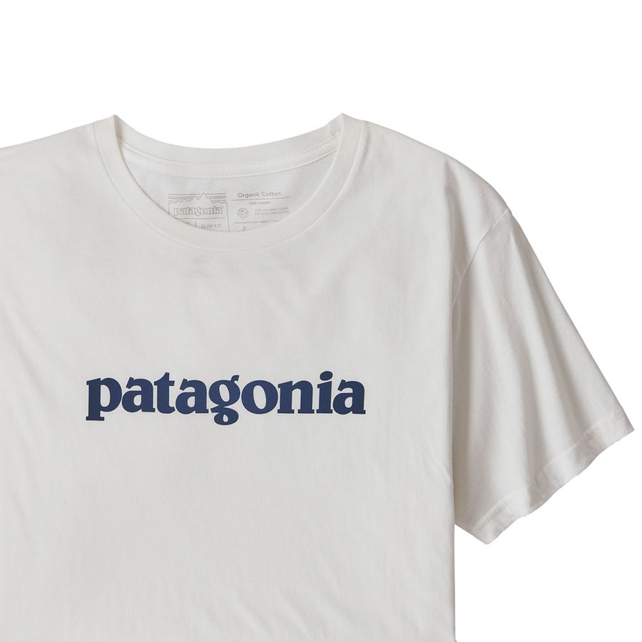 Patagonia Text Logo Organic T-Shirt - Men's | Backcountry.com