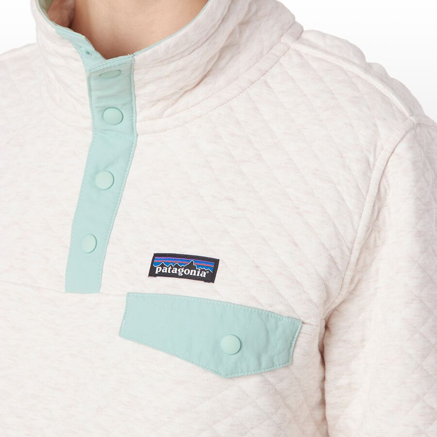 Patagonia Organic Cotton Quilt Snap-T Pullover Sweatshirt - Women's ...