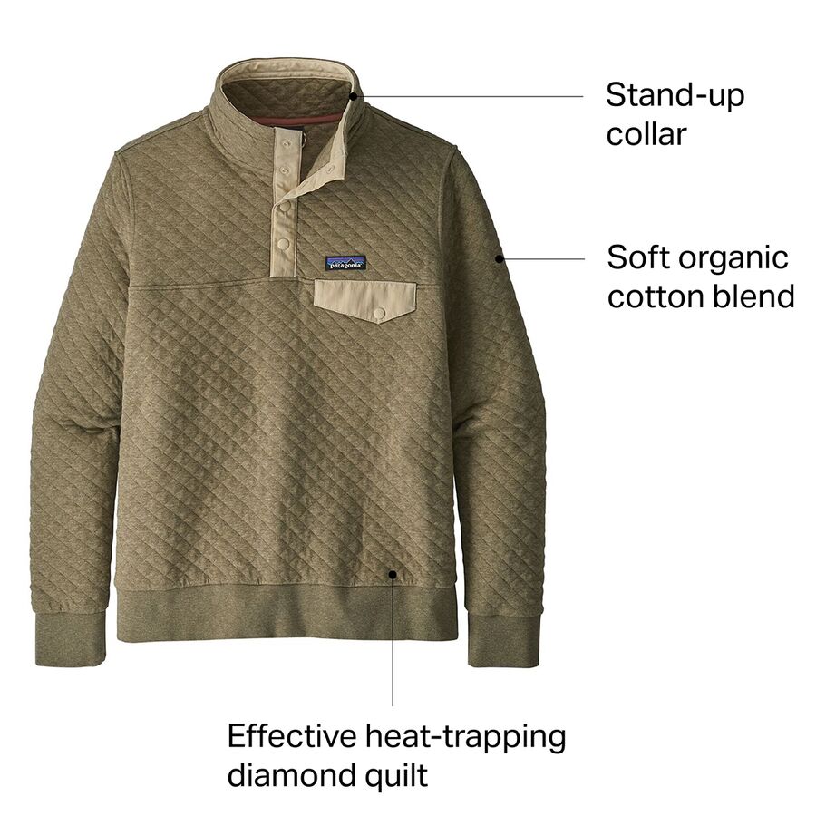Patagonia Organic Cotton Quilt Snap-T Pullover Sweatshirt - Women's ...