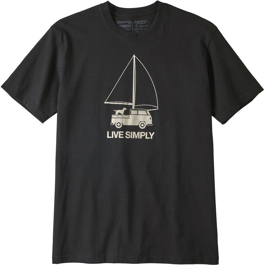 Patagonia Live Simply Wind-Powered Responsibili-T-Shirt - Men's - Clothing