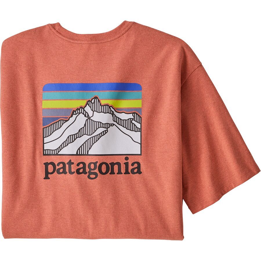 Patagonia Line Logo Ridge Pocket Responsibili-T-Shirt - Men's ...