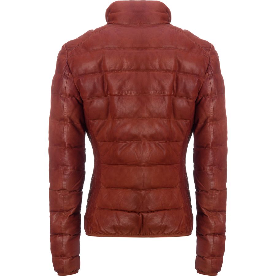 Parajumpers Jodie Leather Down Jacket - Women's | Backcountry.com