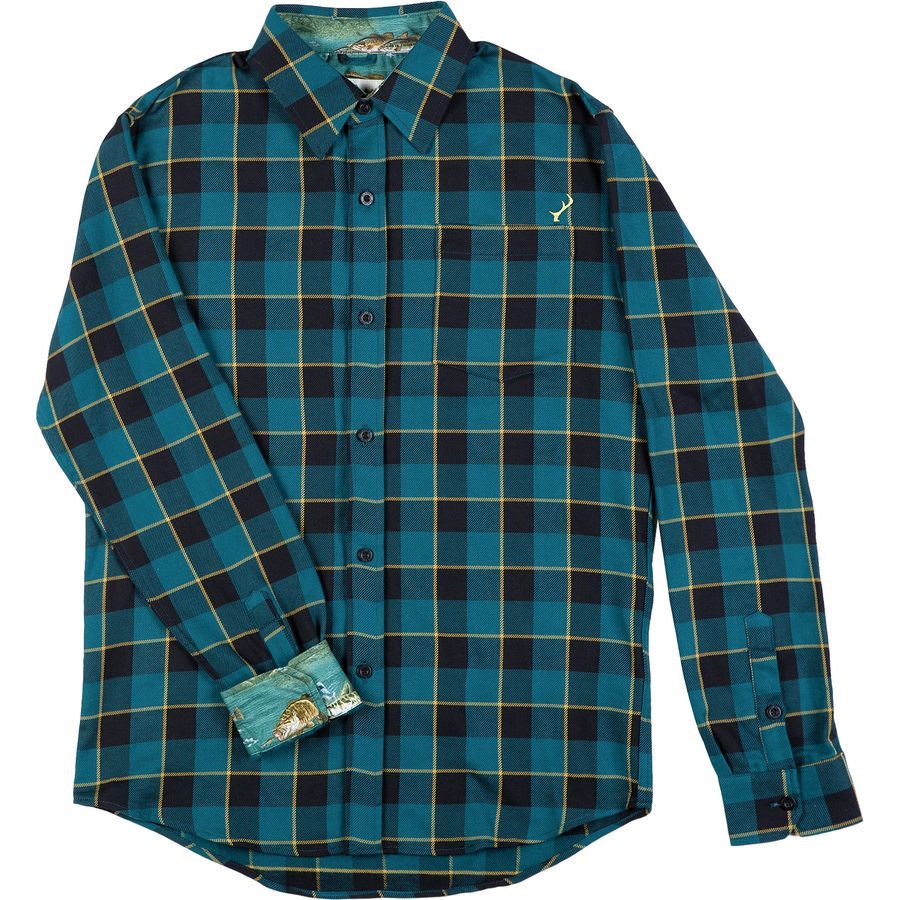 Pladra Elli Steel Blue Flannel Shirt - Men's - Clothing