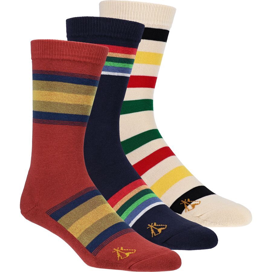 Pendleton Np Gl Crl Zi Crew Sock - 3-Pack - Accessories