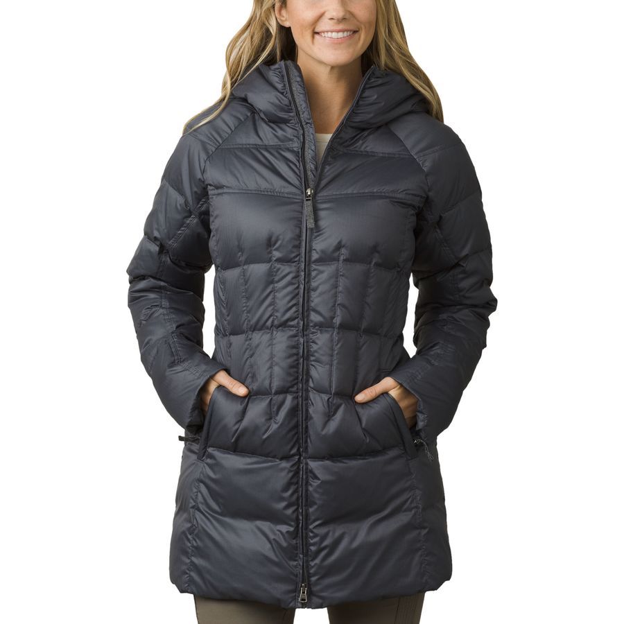 Prana Imogen Long Hooded Down Jacket - Women's | Backcountry.com