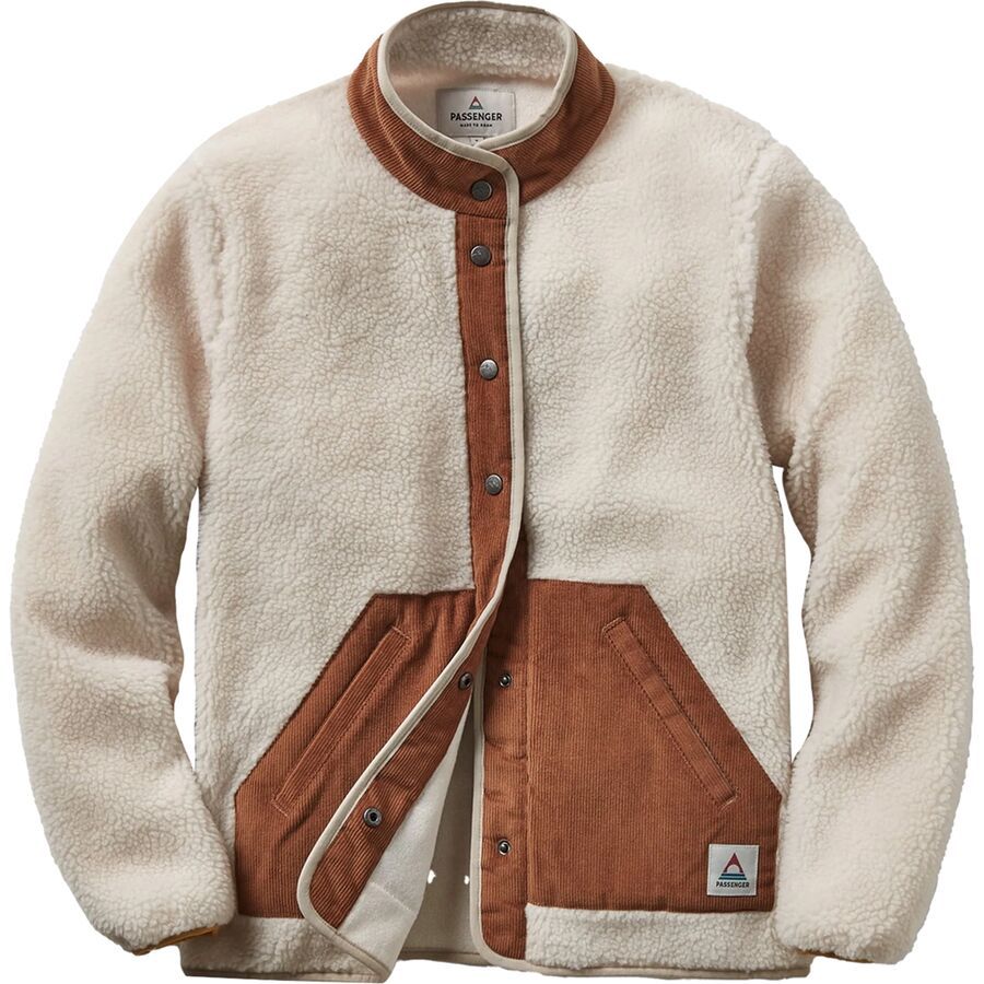 Passenger Clover Recycled Deep-Pile Sherpa Fleece Jacket - Women's ...