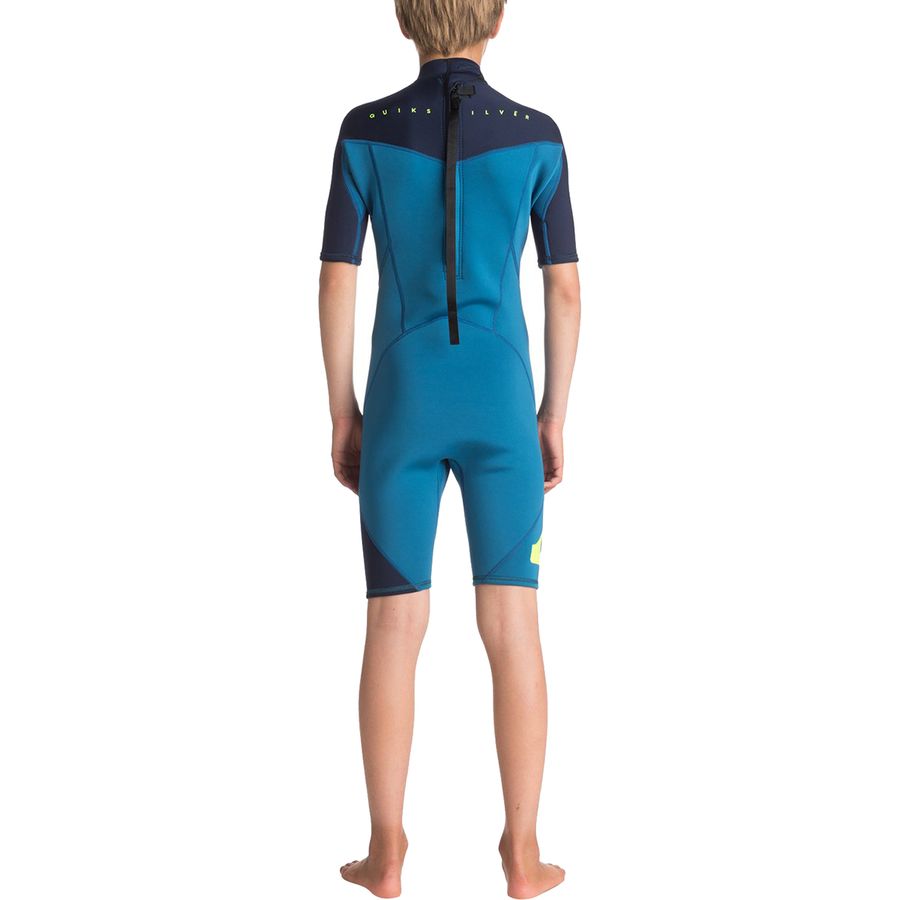 Quiksilver 2/2 Syncro Back Zip Spring FLT Wetsuit - Boys' | Backcountry.com