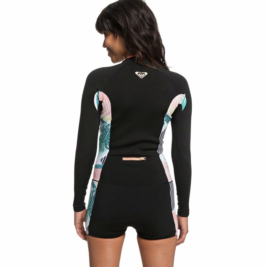 Roxy Popsurf 1.5mm Full Zip B-LCK Springsuit - Long-Sleeve ...