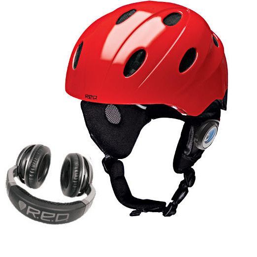 Red Frequency Audex Motorola Bluetooth CF Helmet - Ski