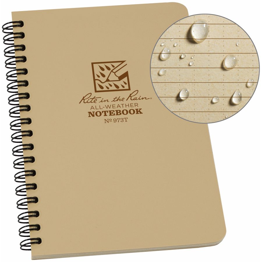 Rite in the Rain Side-Spiral Notebook Kit - 4.6in x 7in | Backcountry.com