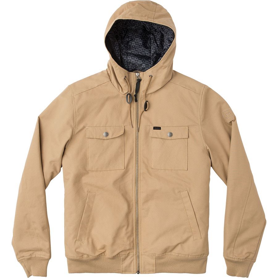RVCA Hooded Bomber II Jacket - Men's | Backcountry.com
