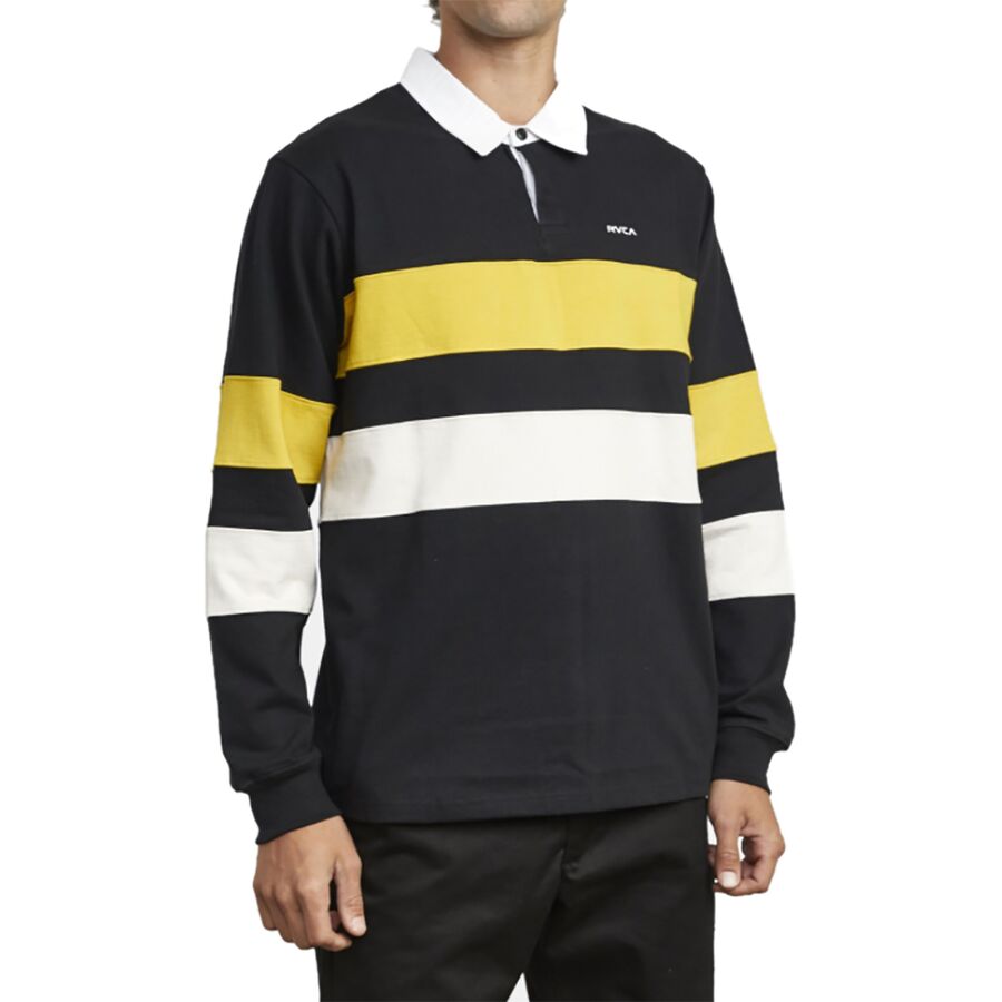 RVCA Johnsy Ls Polo Shirt - Men's | Backcountry.com