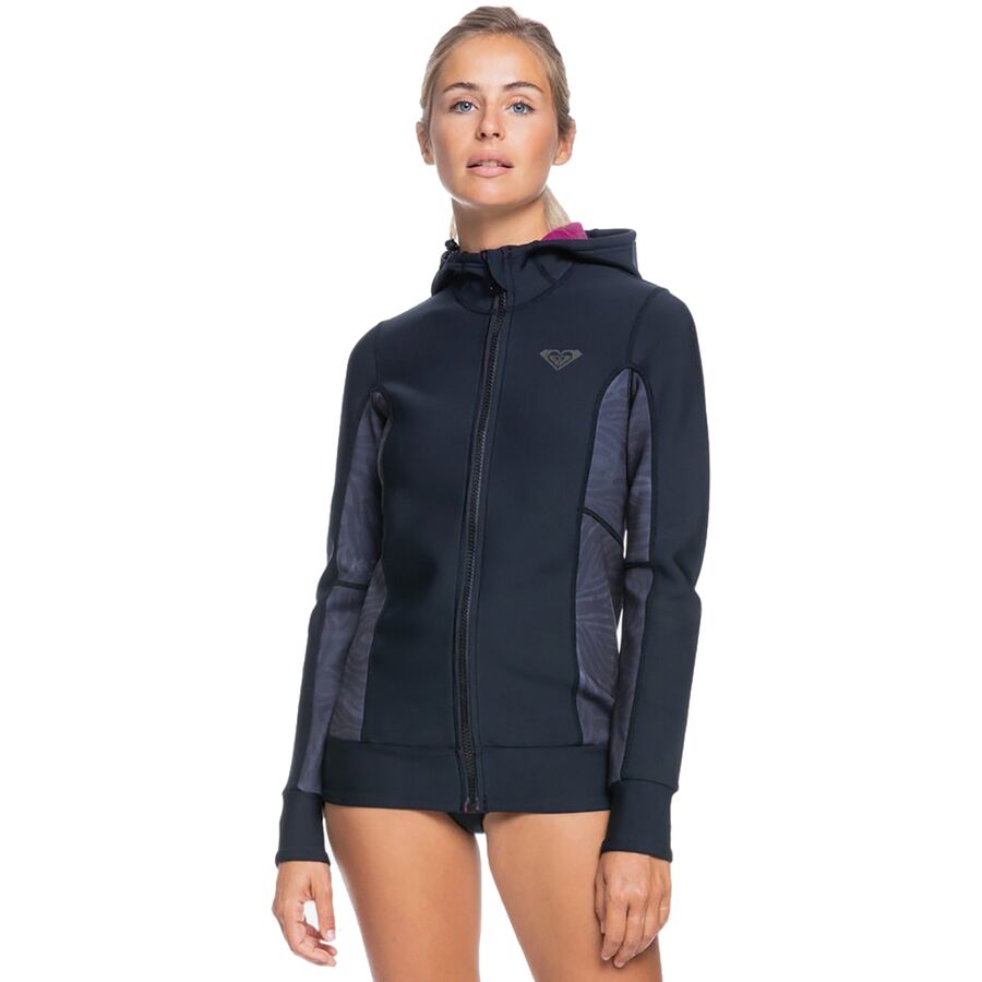 Roxy Syncro 1.0 Flatlock Neoprene Hooded Paddle Jacket - Women's - Clothing