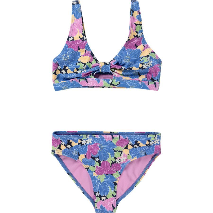 Roxy Outline Floral Bikini Set - Girls' - Kids