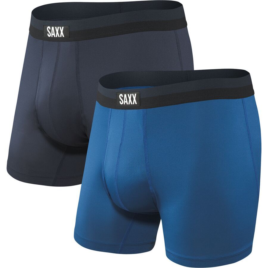 Saxx Sport Mesh 5in Boxer Brief + Fly - 2-Pack - Men's | Backcountry.com