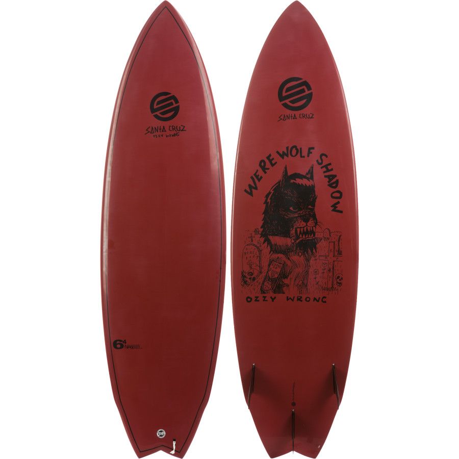 Santa Cruz Ozzie Wright Pro Model - Werewolf Shadow Surfboard - Surf