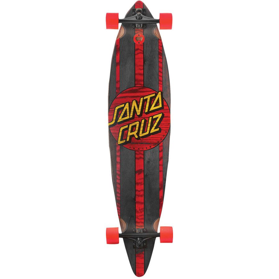 Santa Cruz Black Mahaka Pintail Longboard - Snowboard