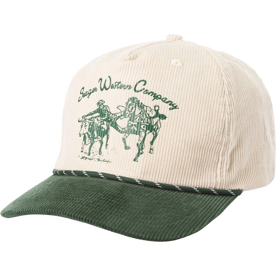 Seager Co. Los Rios Corduroy Snapback Hat - Accessories