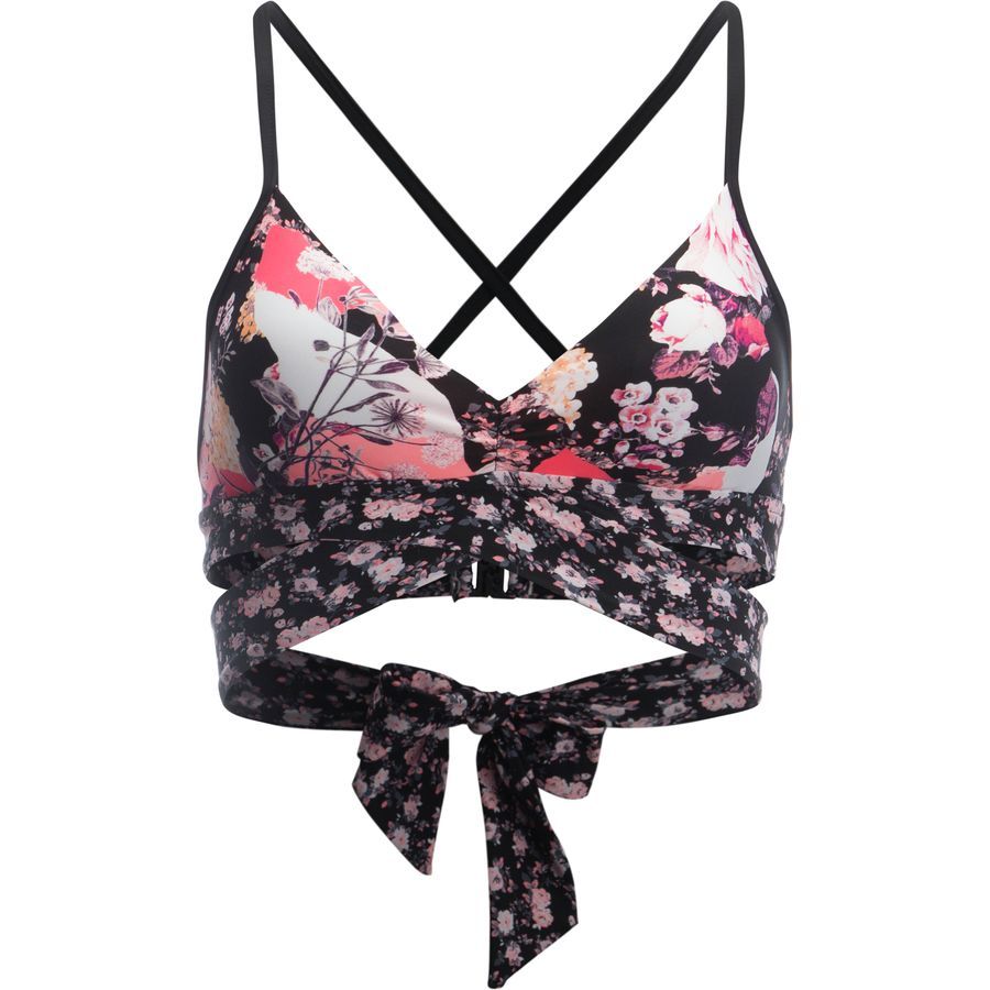 Seafolly Ocean Rose Wrap Bralette Bikini Top - Women's - Clothing