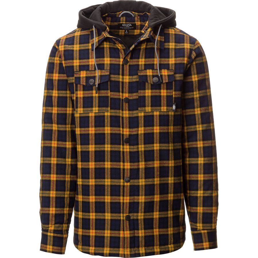 Saga Insulated Hooded Flannel Shirt - Men's | Backcountry.com