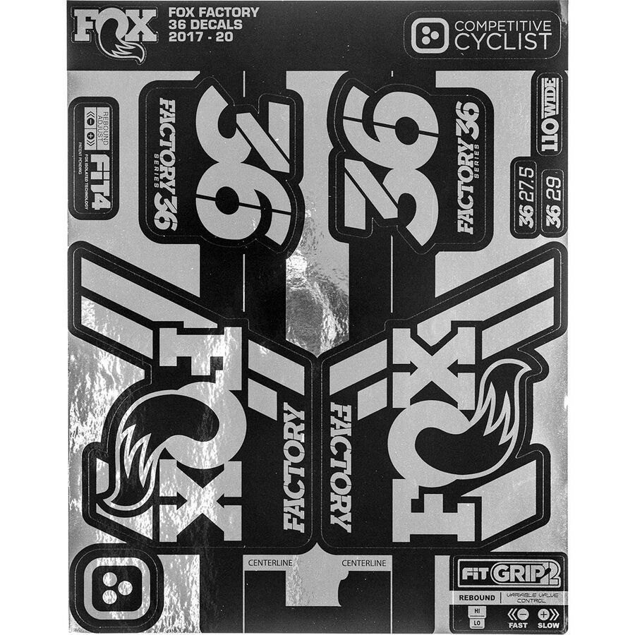 Stikrd Fox 36 2017-2020 Decal Kit - Bike