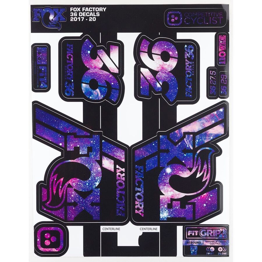 Stikrd Fox 36 2017-2020 Decal Kit | Backcountry.com